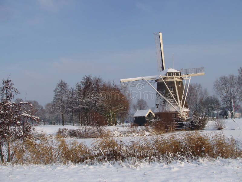 Winter in Holland stock image. Image of dutch, netherlands - 12564899
