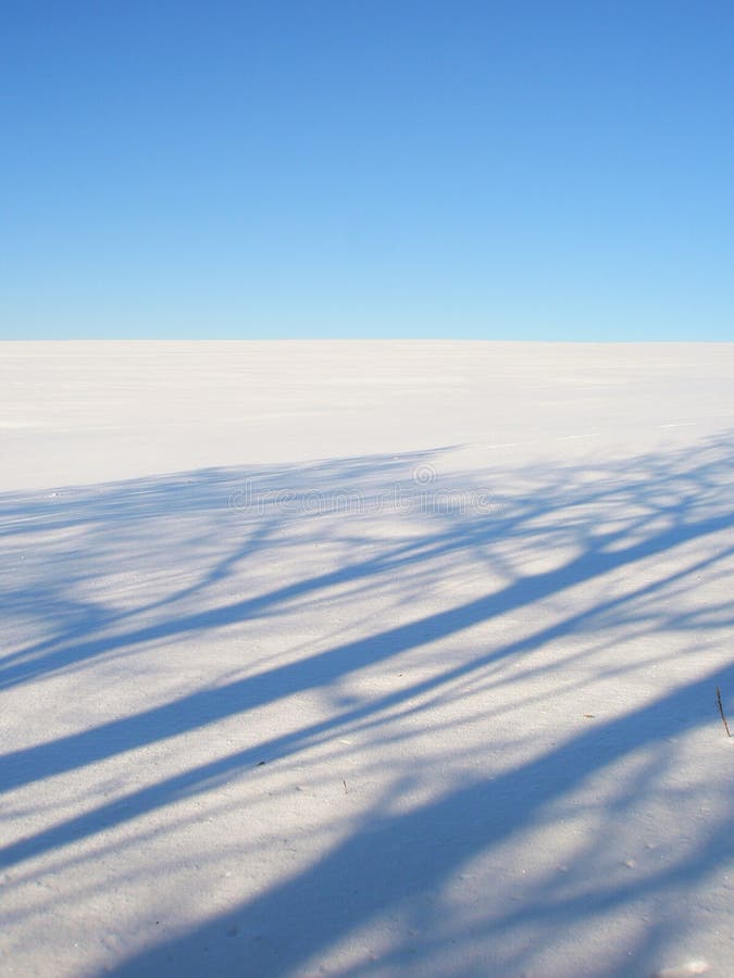 Winter Sky Horizon Snow and Clouds Stock Photo - Image of blue, freeze ...