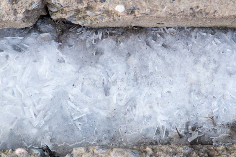 Winter Ice on the Ground As a Background Stock Photo - Image of nature ...