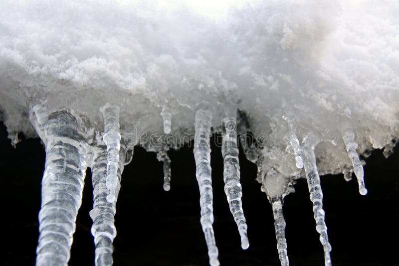 Winter icicles stock image. Image of freeze, froze, fresh - 13015007