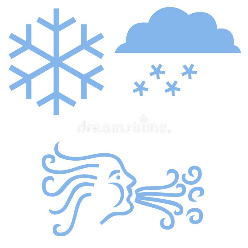 Winter icons stock illustration. Illustration of snow - 12621735