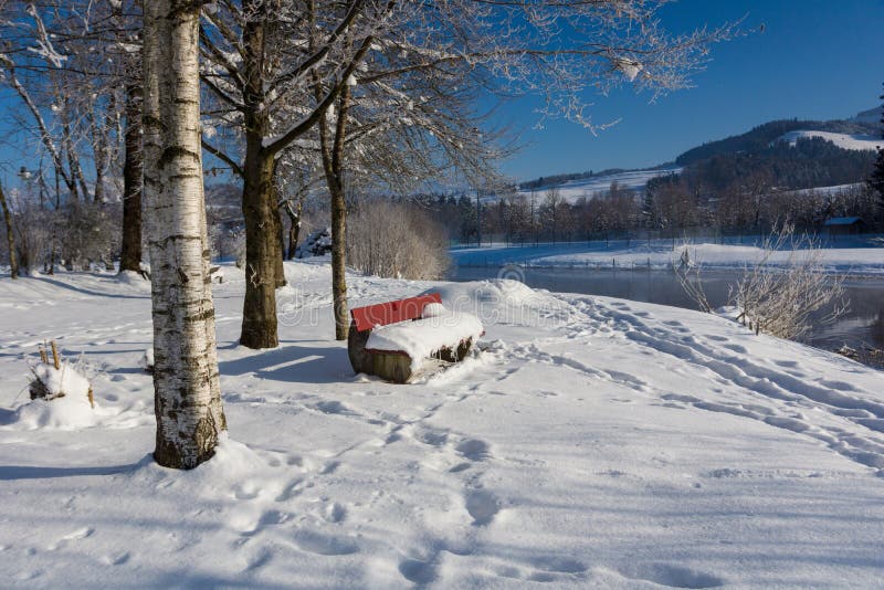 A Winter Idyll stock image. Image of meaimurje, natur - 37624405