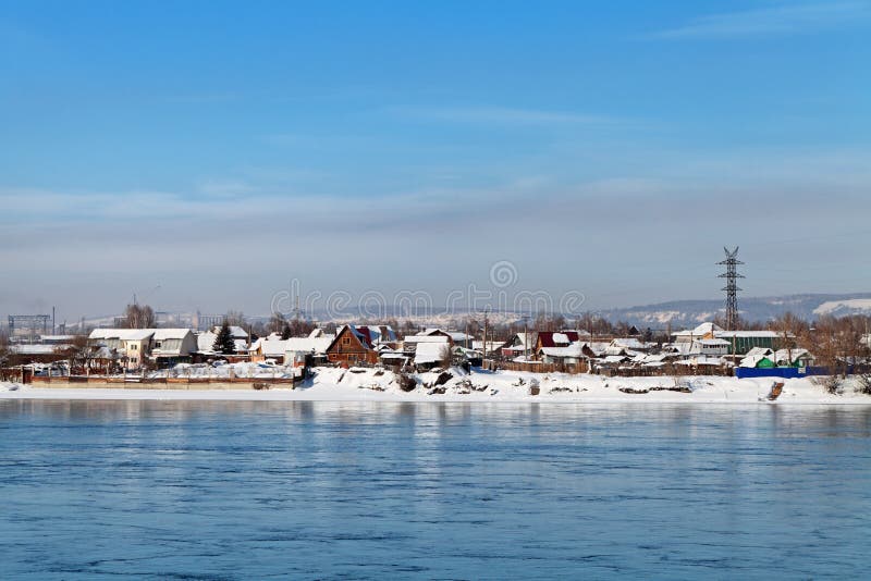 Winter Irkutsk stock photo. Image of city, sunny, russia - 27170402