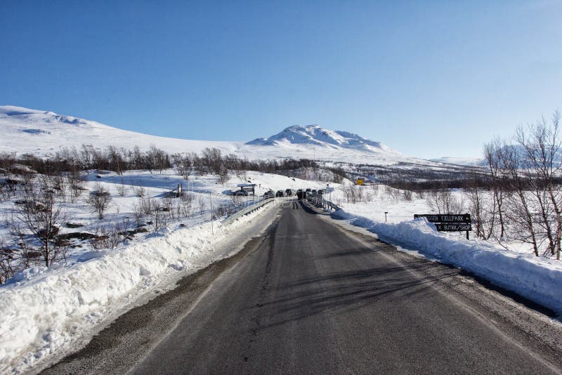 Winter Jotunheimen National Park Stock Image - Image of dark, milky ...