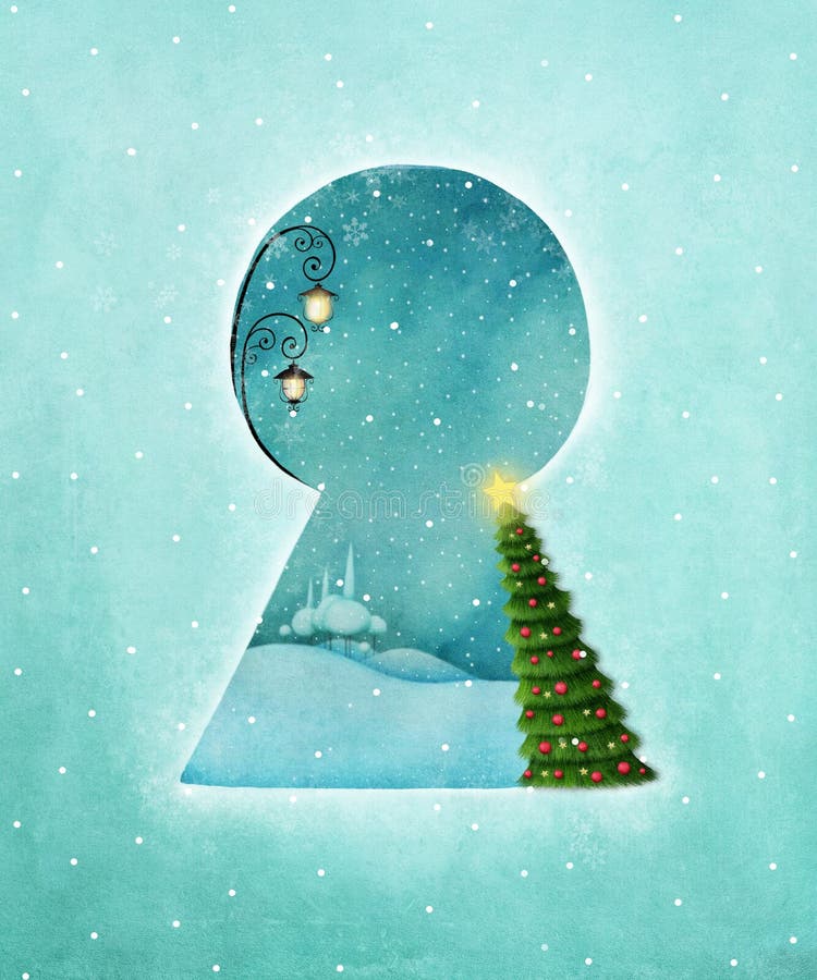 Xmas Keyhole Stock Illustrations – 27 Xmas Keyhole Stock Illustrations ...