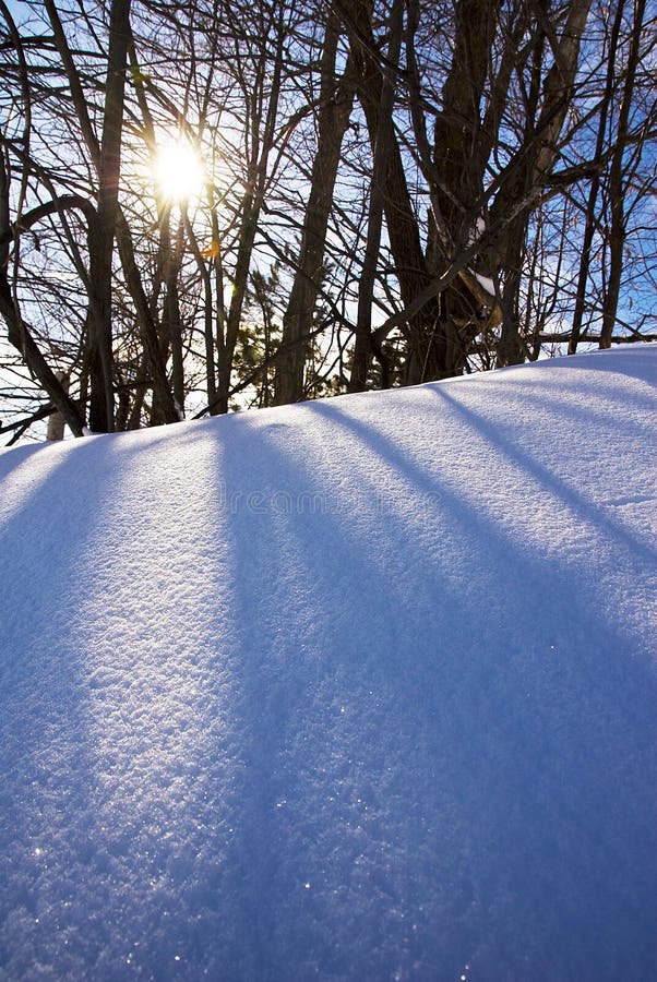 Snow shadow stock photo. Image of snowscape, winter, freezing - 201438