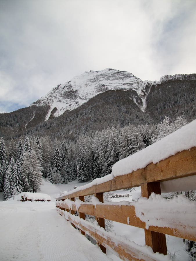 Austrian Alpine Winter Scene Stock Image - Image of tyrol, vacation: 58405