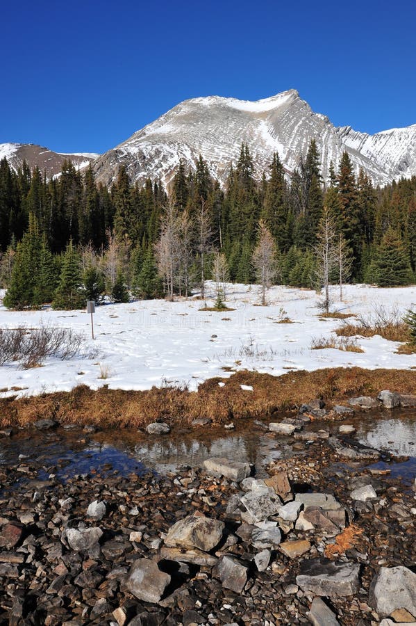 Winter landscape stock image. Image of lake, hiking, grassland - 7375093