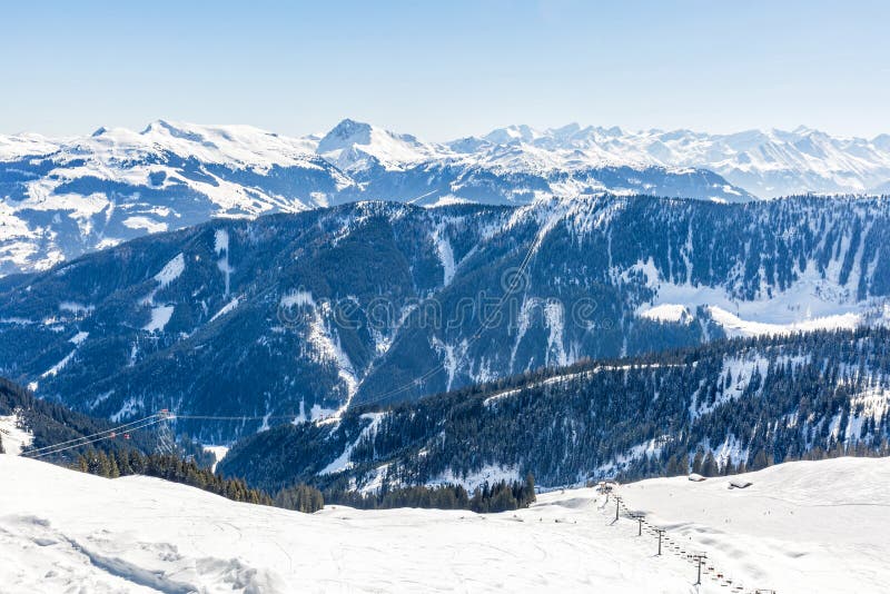 Winter landscape in Alps stock photo. Image of alps, mountaineering ...