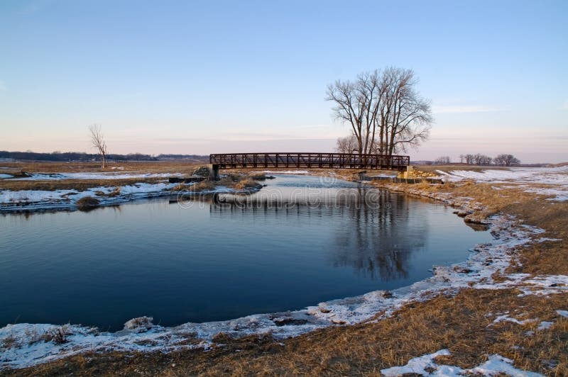 Winter landscape stock image. Image of rural, bank, clouds - 186387603