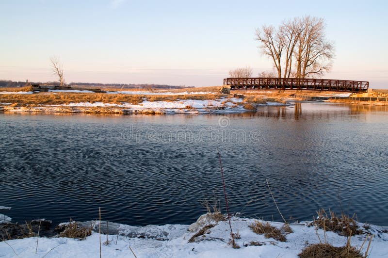 Winter landscape stock image. Image of tranquil, dusk - 186387619