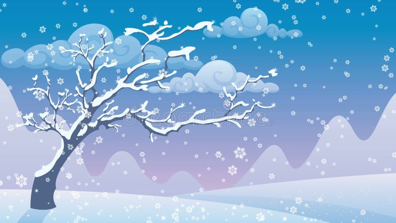 Winter Landscape with Icy Lake and Evergreen Trees in Tranquil Natural ...