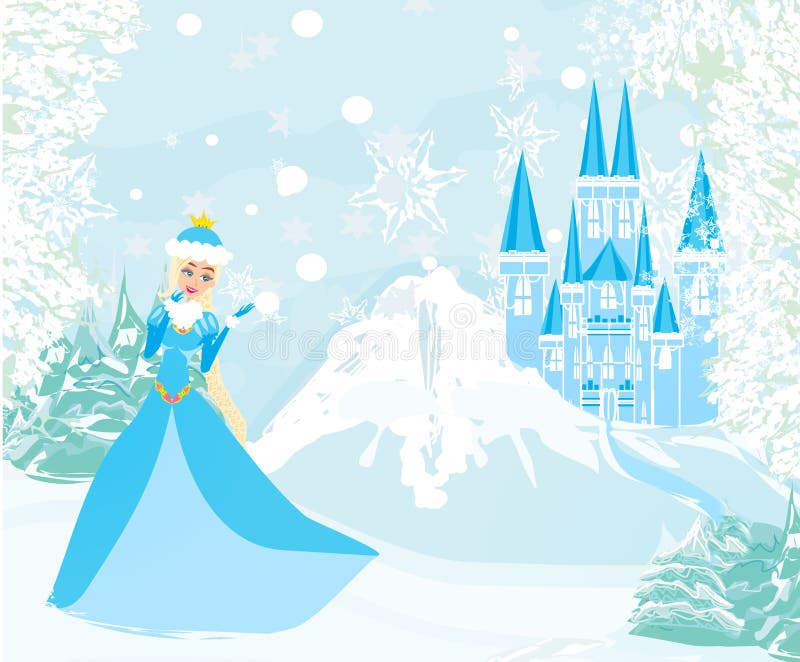 Landscape with Old Castle and Unicorns in the Background Stock ...