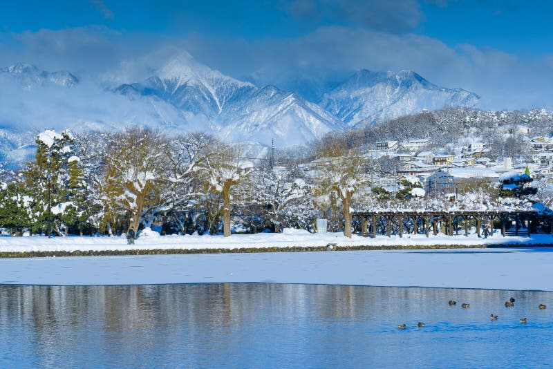 Winter Landscape in Japan stock photo. Image of rural - 51220494