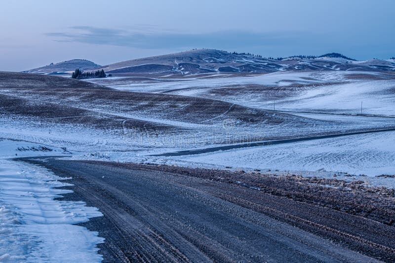 Winter Landscape stock image. Image of pullman, snowy - 217313133