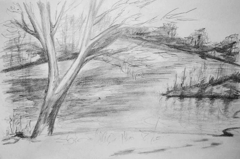 Winter landscape stock illustration. Illustration of frost - 56658023