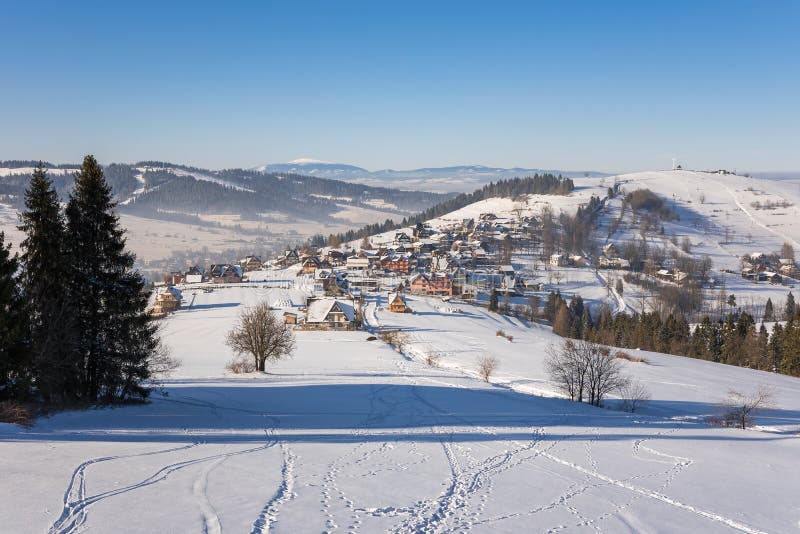 Winter Landscape of Podhale Stock Image - Image of snow, travel: 83770973
