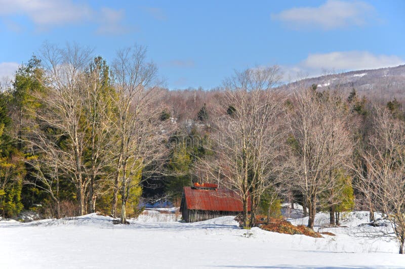 Winter landscape stock image. Image of quebec, landscape - 50434279