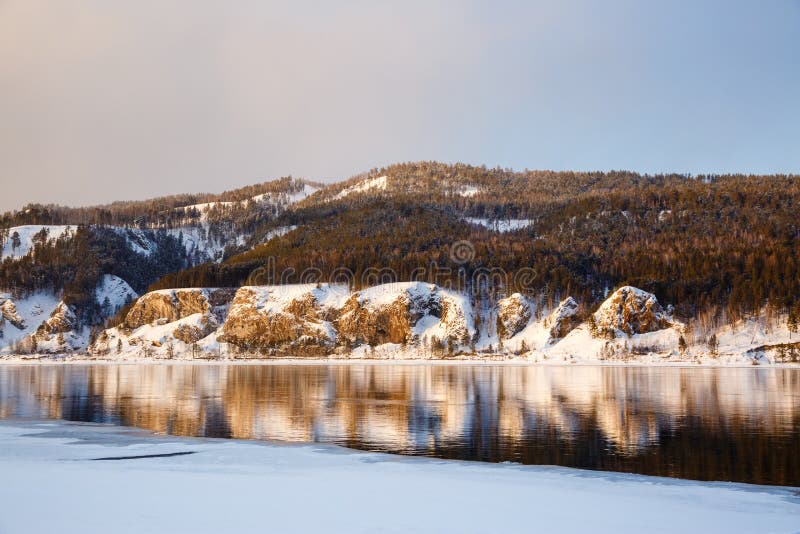 Winter Landscape in Siberia Stock Image - Image of natural, environment ...