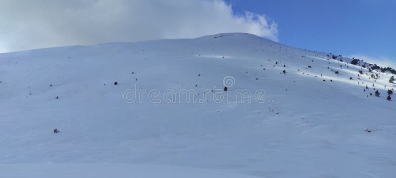 Winter Landscape from Slavyanka Mountain Stock Image - Image of winter ...