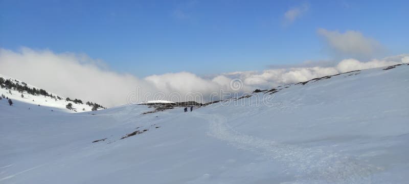 Winter Landscape from Slavyanka Mountain Stock Photo - Image of ...
