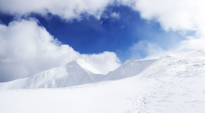 Winter landscape stock photo. Image of scenery, glacier - 50842136