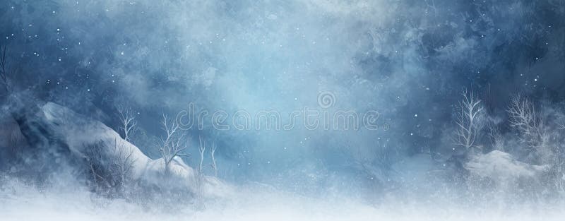 Winter landscape with snow stock illustration. Illustration of abstract ...