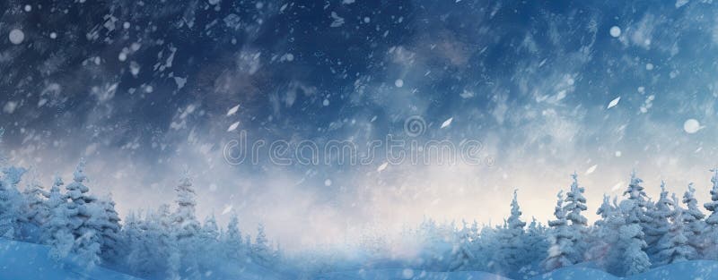 Winter landscape with snow stock illustration. Illustration of mountain ...