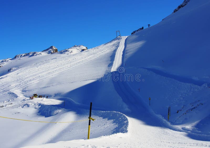 Winter Landscape in the Titlis Stock Photo - Image of rocky, dawn: 35592762