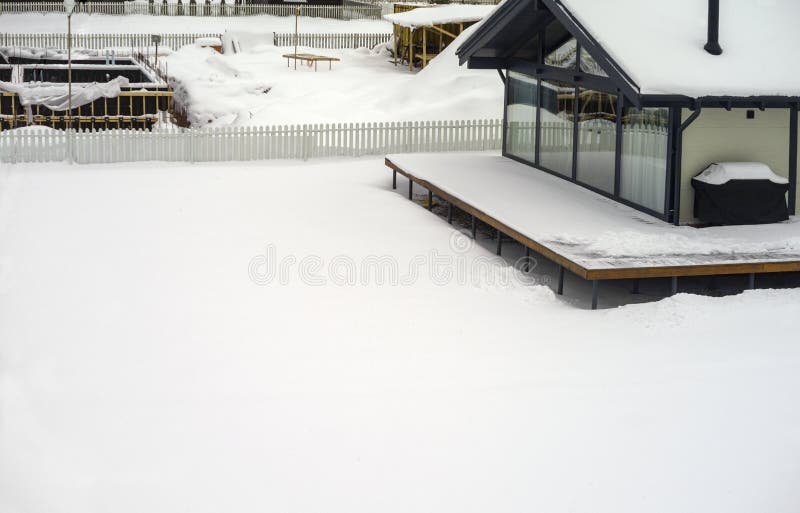 Unfinished foundation pit stock photo. Image of landscape - 242589490