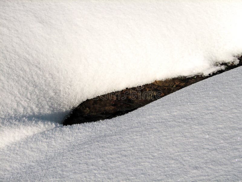 Winter stock photo. Image of nature, snow, torrent, water - 84725708