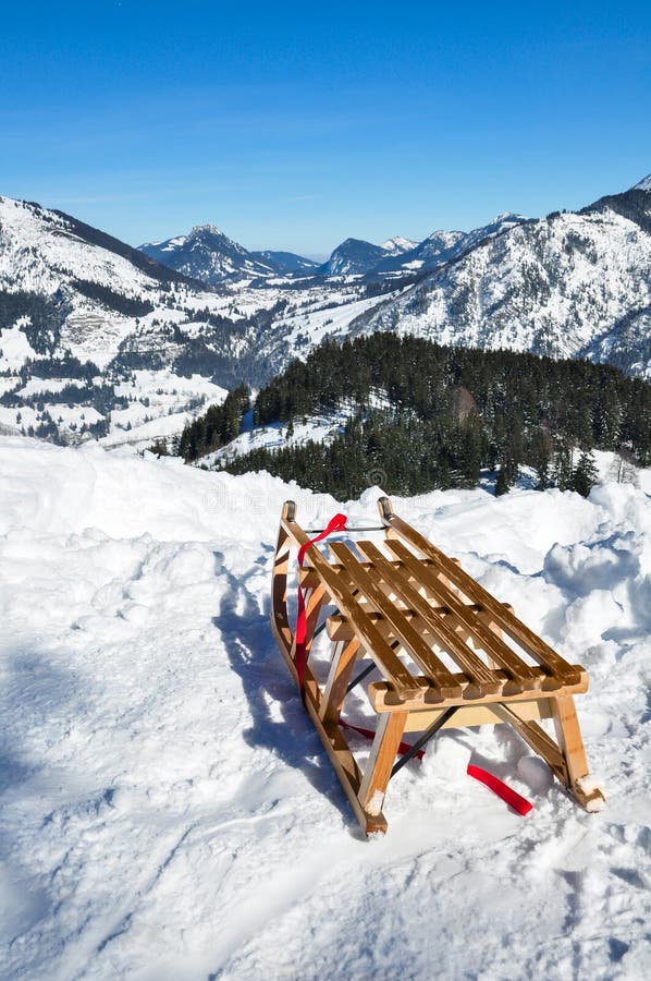 Winter landscape stock photo. Image of snow, sledding - 46027412