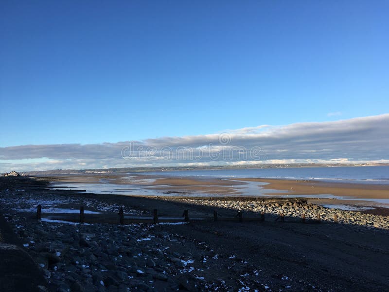 Winter on the beach stock image. Image of winter, beach - 152761865