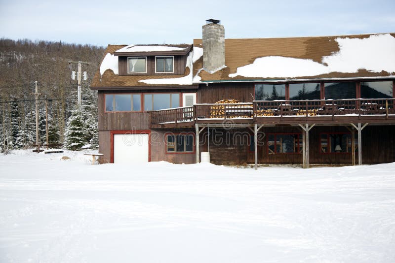 Winter lodge stock photo. Image of recreation, holidays - 2156808