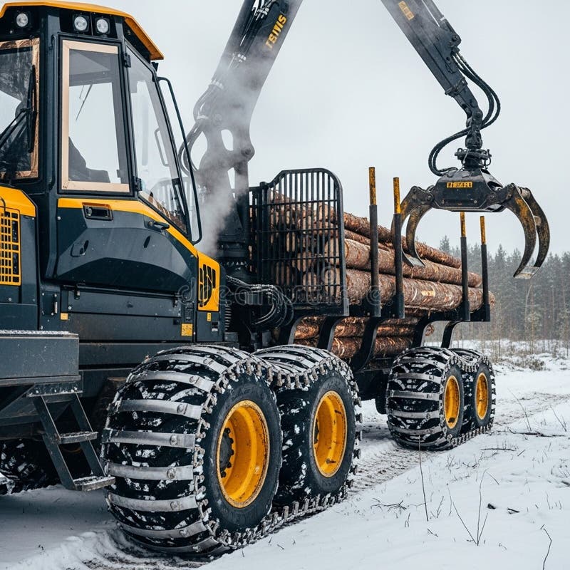 Mechanized Logging Stock Illustrations – 6 Mechanized Logging Stock ...