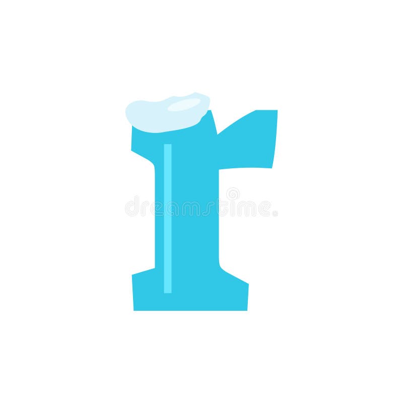 Winter Lowercase Alphabet Font Vector Design Stock Vector ...