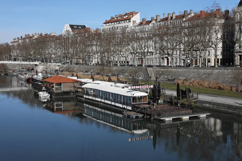 Winter in Lyon stock photo. Image of lyon, reflection - 17858930