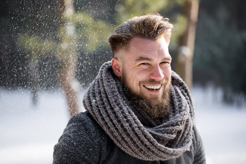 Winter makes me happy stock image. Image of fashion, clothing - 84749701