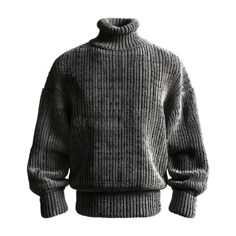 Winter Mens Knit Sweater on Transparent Background - Ai Generated Stock ...
