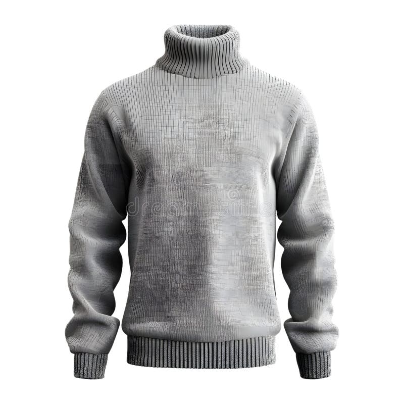 Winter Mens Knit Sweater on Transparent Background - Ai Generated Stock ...