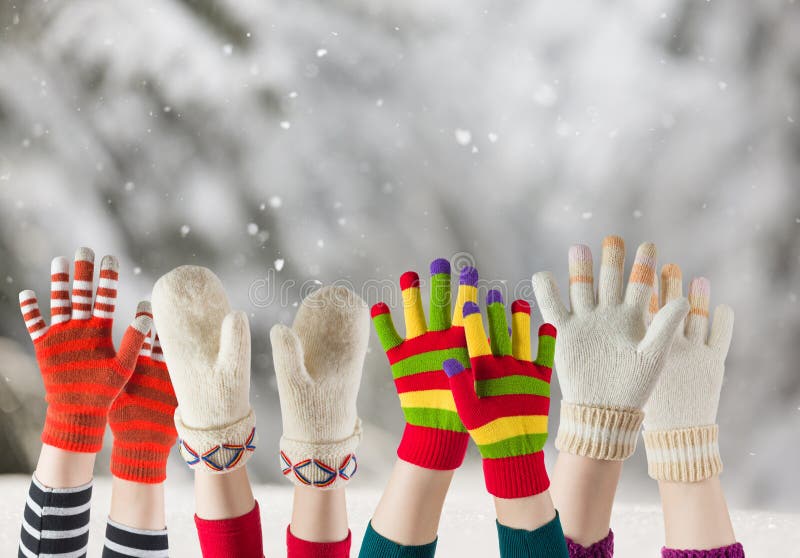 Winter mittens and gloves stock photo. Image of activity - 109920502