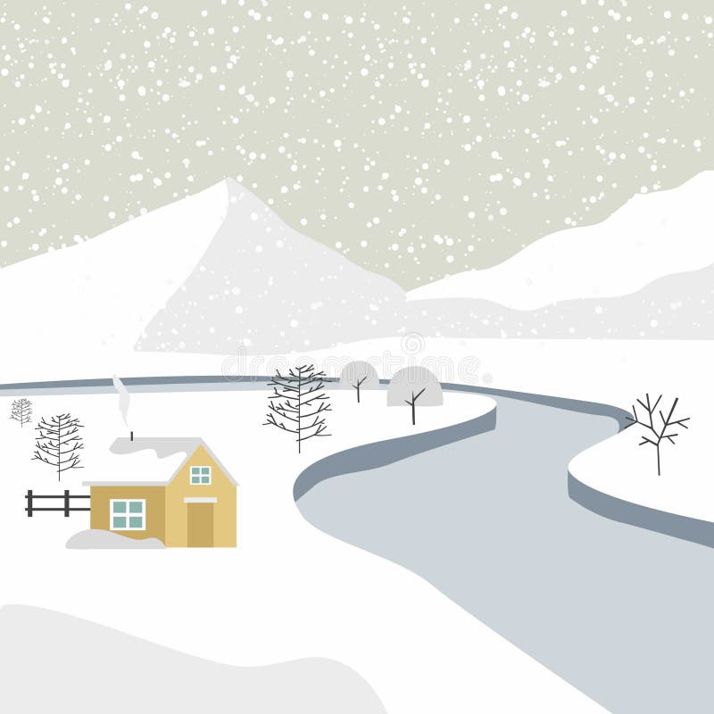 Winter Moments stock vector. Illustration of paper, line - 265165840