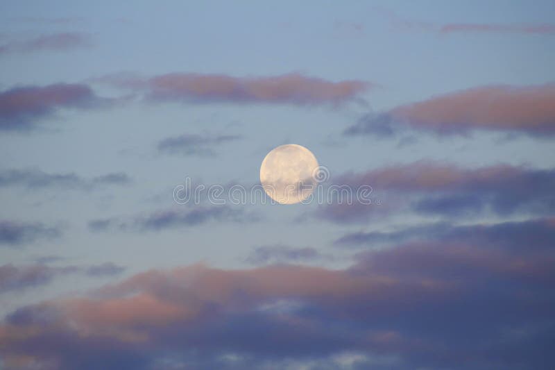 Winter Moon Setting Background Stock Photo - Image of fullmoon ...
