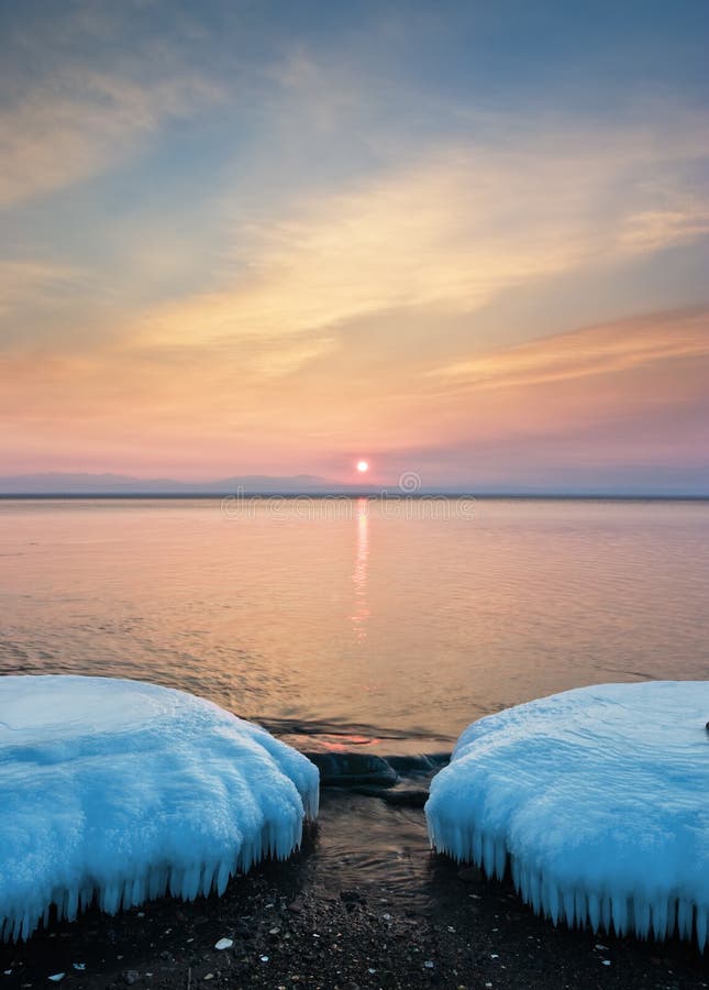 Winter Morning in the Village Mountains Stock Photo - Image of julian ...