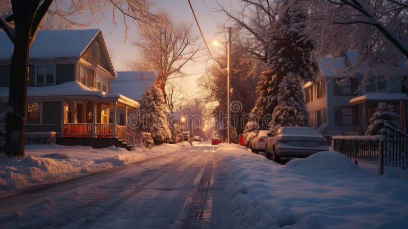Winter Morning, House in a Snowy Forest Stock Photo - Image of beauty ...
