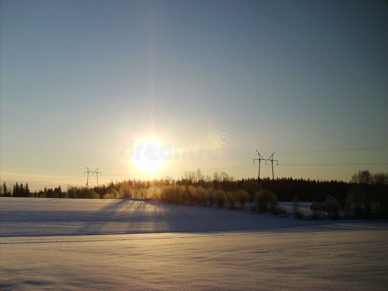 Winter Morning stock image. Image of morning, winter - 44105831