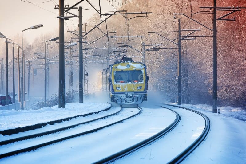 Train stock image. Image of powerline, iron, point, movement - 2282949