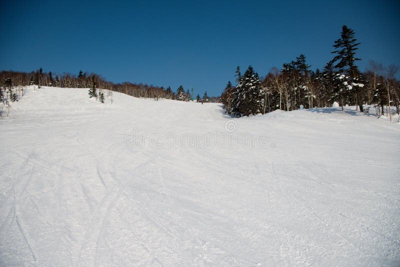 Winter Mountain Landscape Sakhalin Island. Stock Photo - Image of snow ...