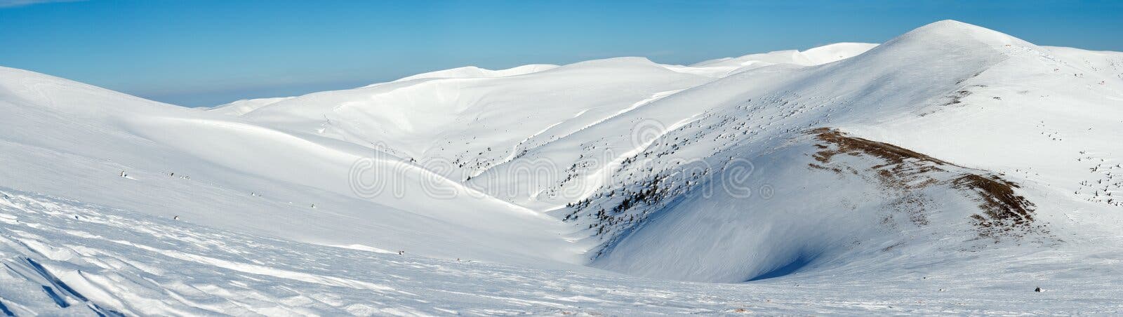 Mogul snow ski trail. stock photo. Image of recreation - 2045108