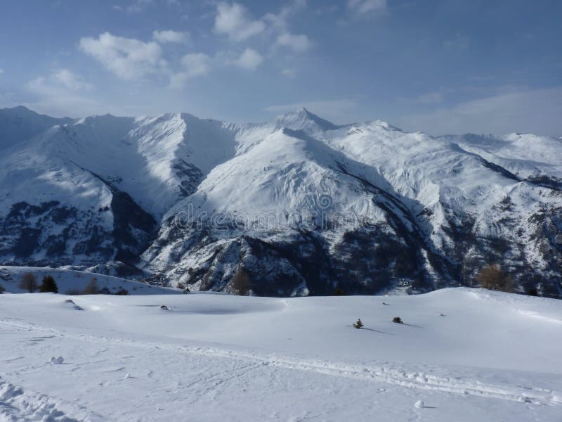Winter Mountains stock photo. Image of scenic, french - 49910150